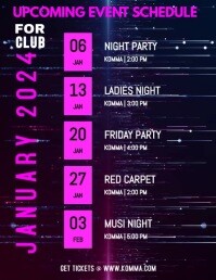 Soccer Football Team Schedule Poster Template | PosterMyWall