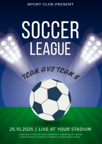 SOCCER FOOTBALL TEMPLATE | PosterMyWall