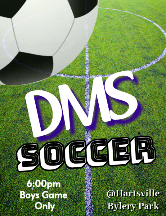 Soccer Game Template | PosterMyWall