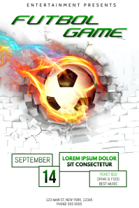 Soccer Team Schedule Poster Template | PosterMyWall