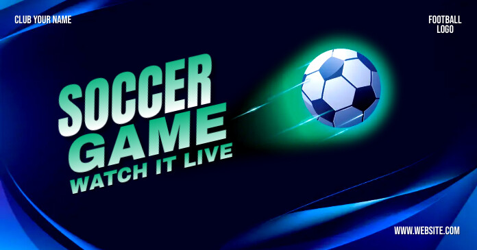 SOCCER GAME TEMPLATE. | PosterMyWall