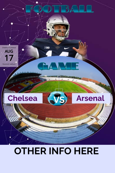 Soccer games flyer Template | PosterMyWall