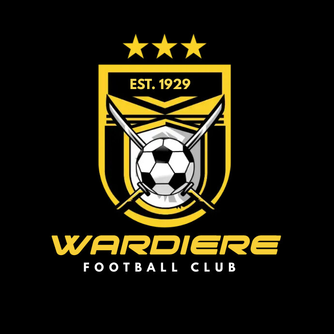 Soccer Logo Yellow Template | PosterMyWall