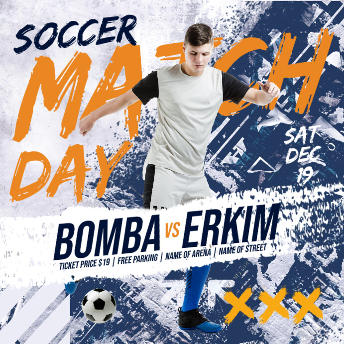 Soccer Match Day Template | PosterMyWall