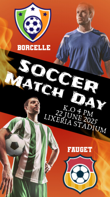 Soccer Match Day Template | PosterMyWall