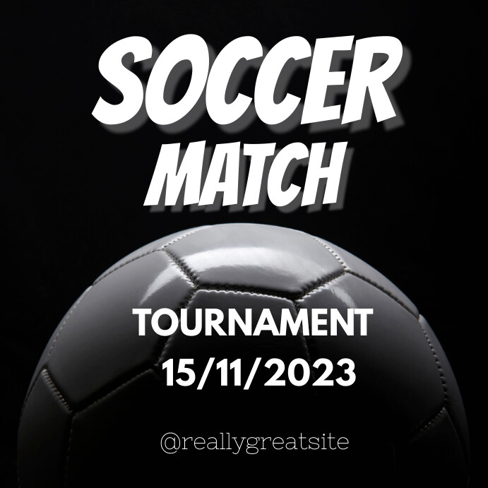 Soccer Match Day Template | PosterMyWall