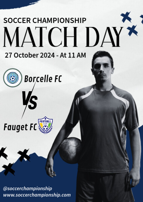 Soccer Match Day Template | PosterMyWall