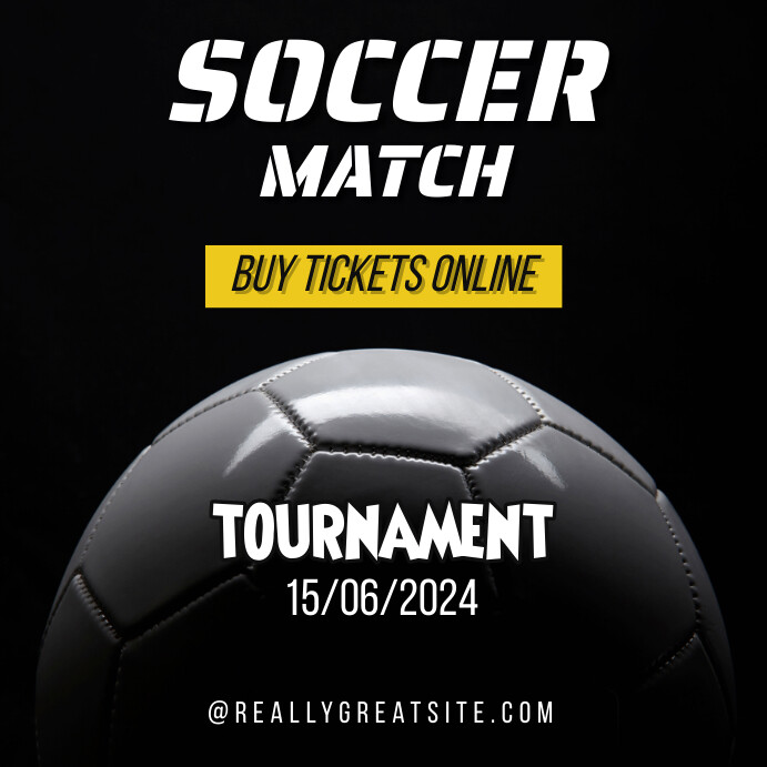 Soccer Match Template | PosterMyWall