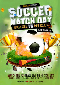 Plantilla de Fulltime Soccer All Match Template | PosterMyWall