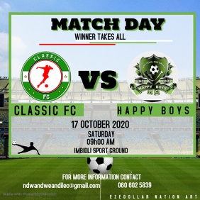 Soccer Support Template | PosterMyWall