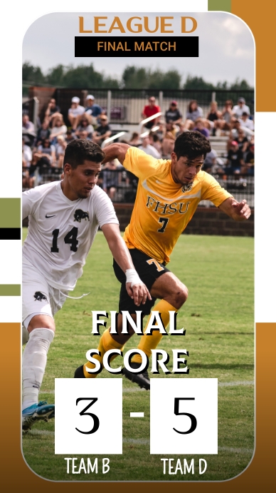 Soccer match Template | PosterMyWall