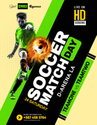 soccer match Template | PosterMyWall