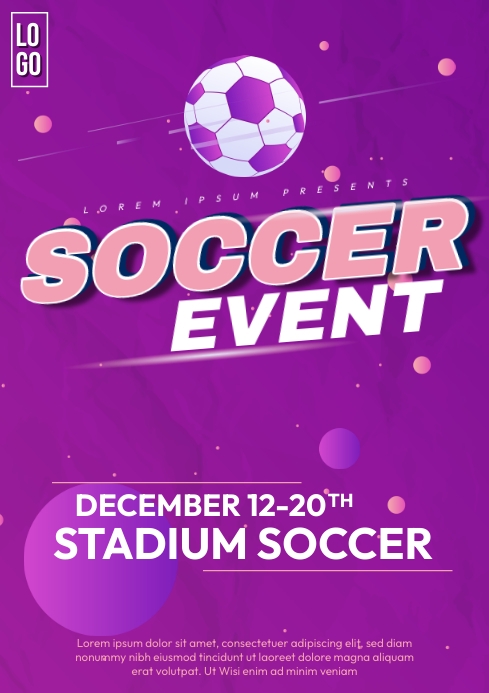 Soccer Match Template | PosterMyWall