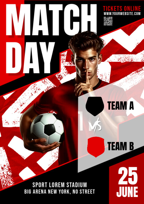 Copy of Soccer Matchday Flyer | PosterMyWall