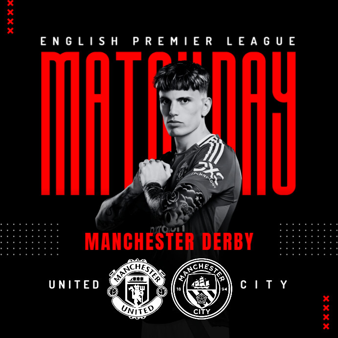 Soccer Matchday Instagram Post Design Template | PosterMyWall