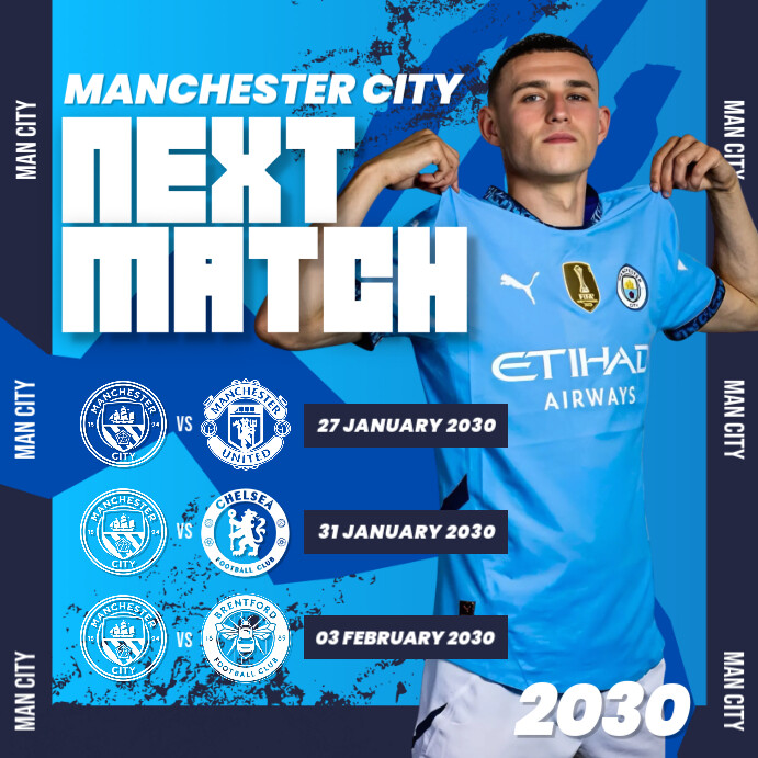 Copy of Soccer Next Match Instagram Post Design | PosterMyWall