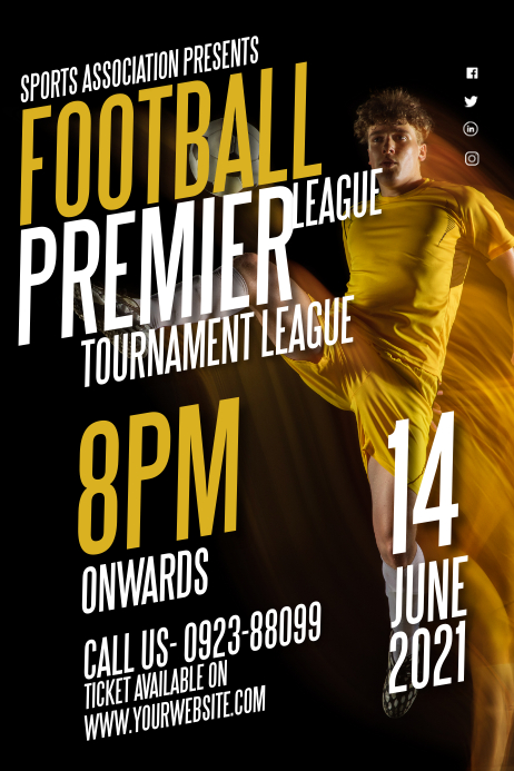 Soccer Poster Template | PosterMyWall