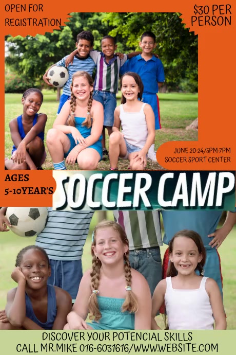 SOCCER POSTER Template | PosterMyWall