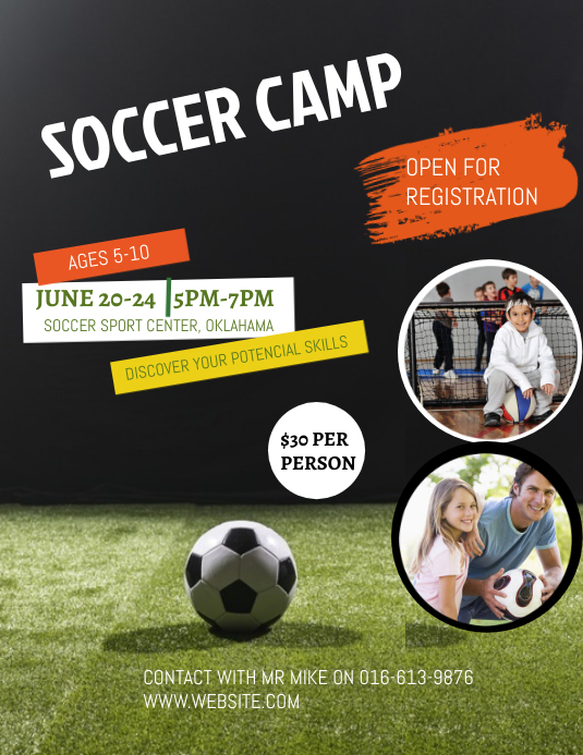 SOCCER POSTER Template | PosterMyWall