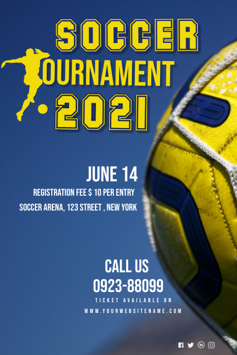 Soccer Poster Template | PosterMyWall