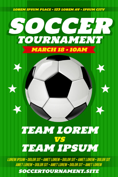 SOCCER POSTER Template | PosterMyWall