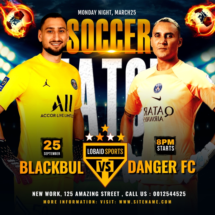 soccer poster Template | PosterMyWall