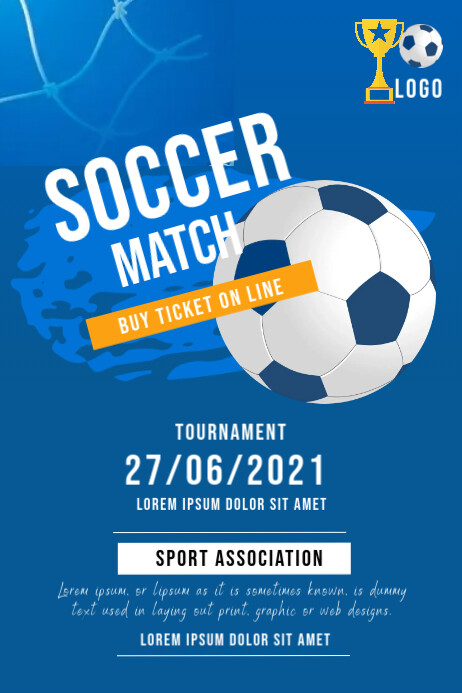 SOCCER POSTER Template | PosterMyWall