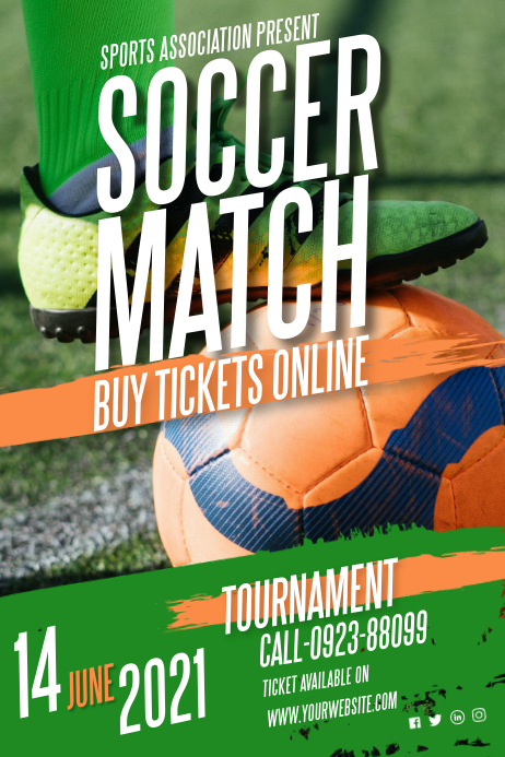Soccer Poster Template | PosterMyWall