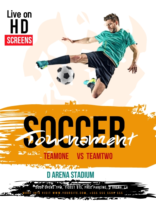 soccer poster tamplate Template | PosterMyWall