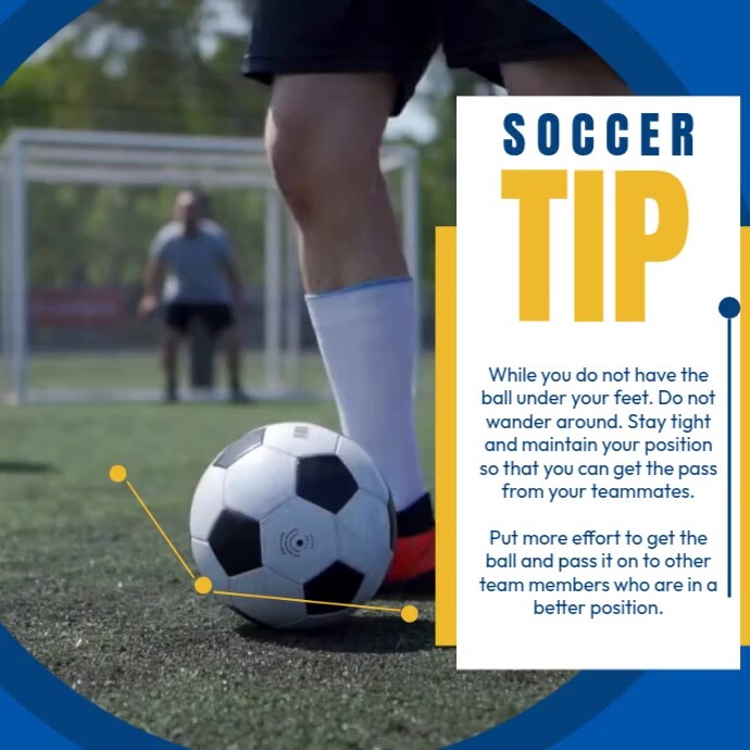 Soccer Tip Ads Template | PosterMyWall