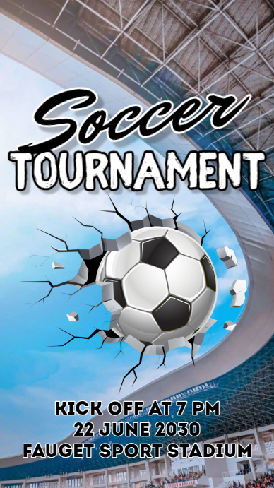 Soccer Tournament Template | PosterMyWall