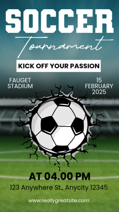 Soccer Tournament Template | PosterMyWall