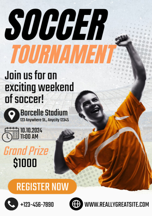 Soccer Tournament Template | PosterMyWall