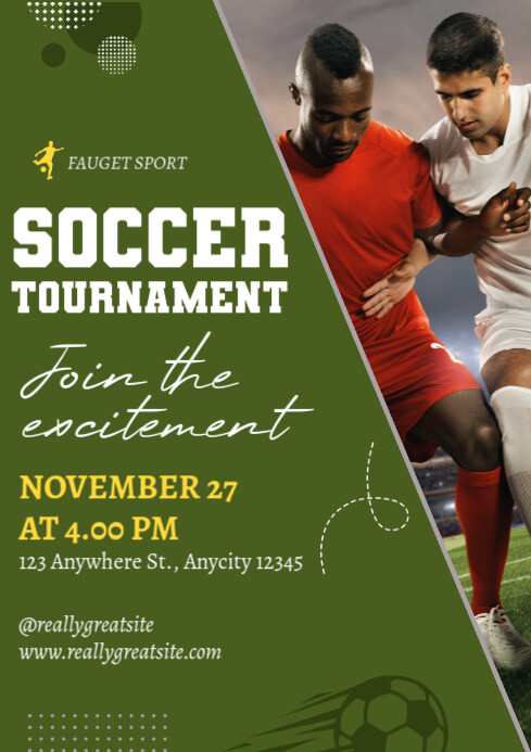 Soccer Tournament Template | PosterMyWall