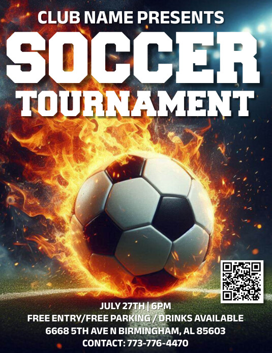 Modèle Soccer Tournament Flyers | PosterMyWall