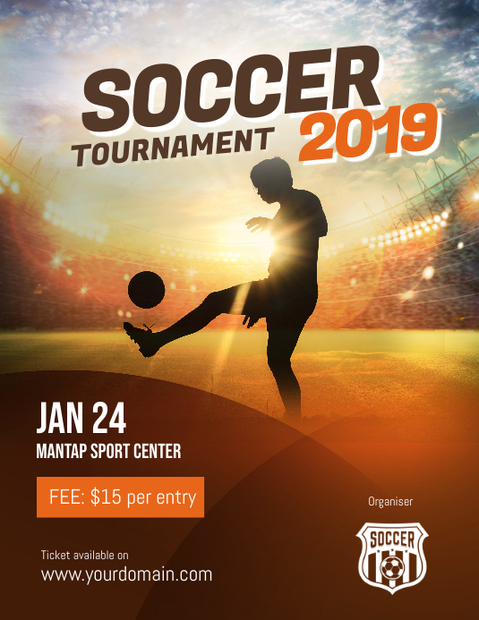 Soccer Tournament Game Template | PosterMyWall