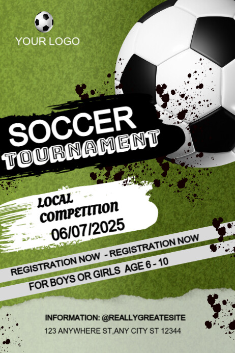 Copy of Soccer Tournament Poster | PosterMyWall