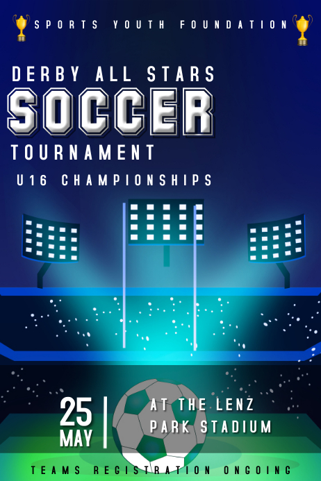 Copy of SOCCER TOURNAMENT POSTER | PosterMyWall