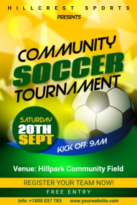 Soccer Tournament Poster Template | PosterMyWall