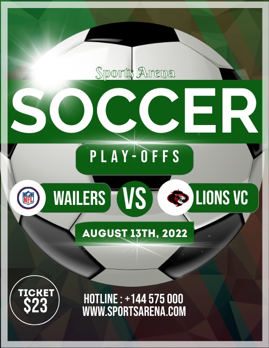 Soccer tournament schedule Template | PosterMyWall