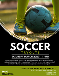 Soccer Tryouts Template | PosterMyWall