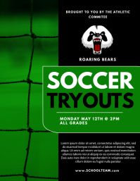 Soccer Tryouts Template | PosterMyWall