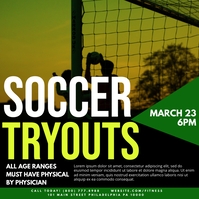Soccer Tryouts Template | PosterMyWall