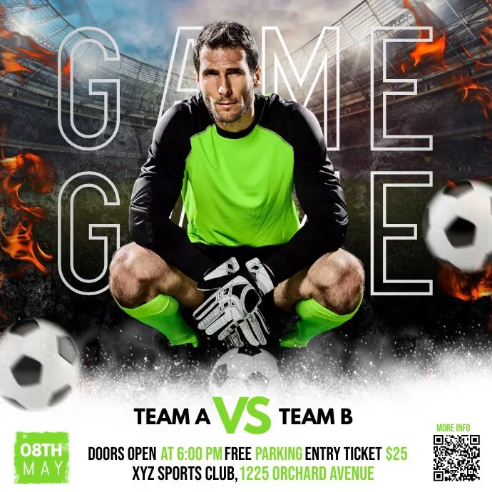 soccer video Template | PosterMyWall