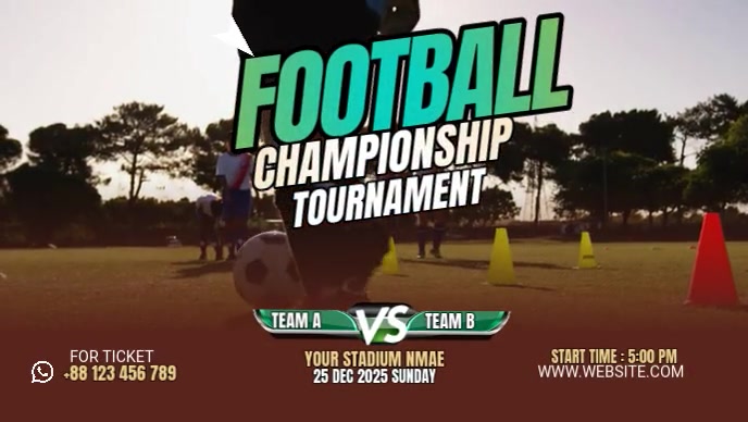 Copy of Soccer You Tube Thumbnail | PosterMyWall