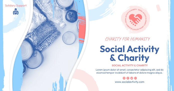 Social Activity Charity Template | PosterMyWall
