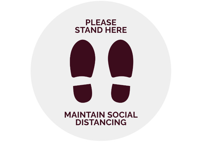 Social distance covid 19 flyer Template | PosterMyWall