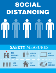 Please practice social distancing Template | PosterMyWall