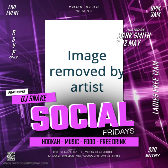 Copy of Social Fridays | PosterMyWall