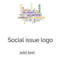 Social issue logo design template. | PosterMyWall